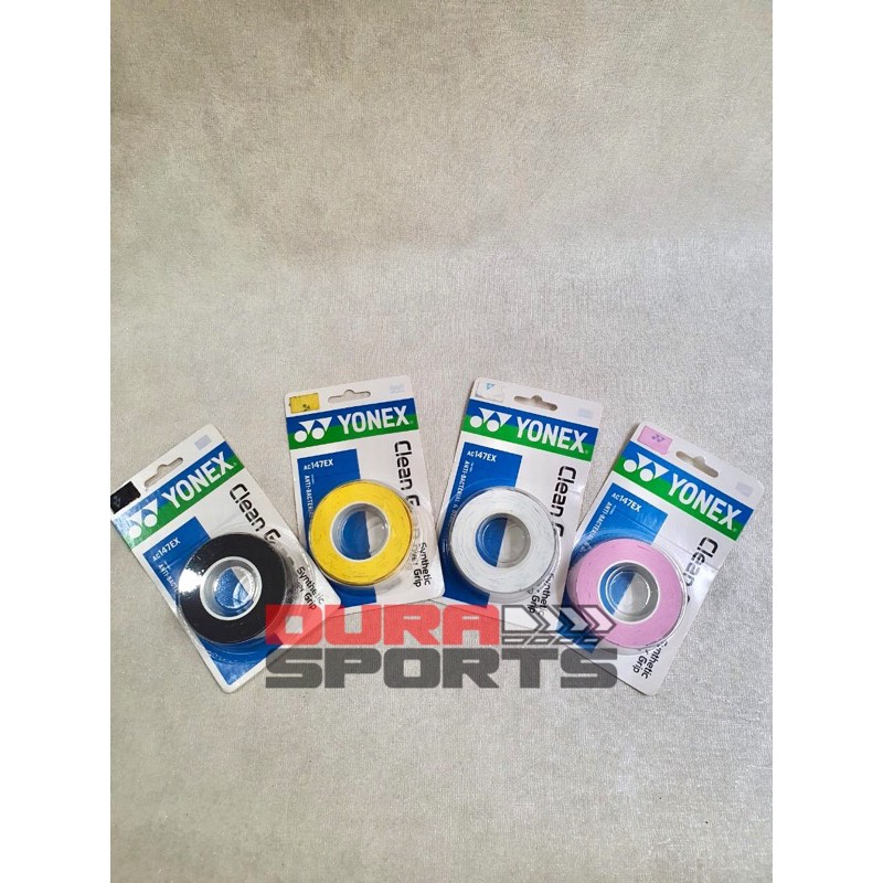 Jual Yonex Clean Grap AC147 / AC147EX isi 3 - Grip Raket Badminton ...