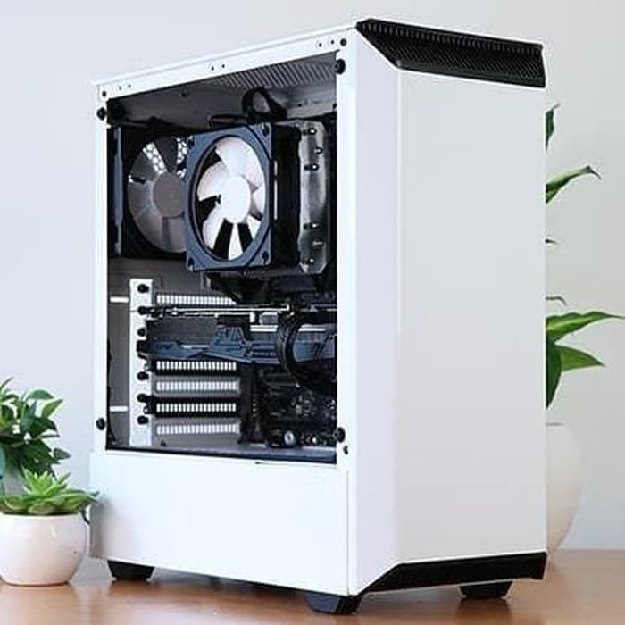 Jual Phanteks Eclipse P300 Tempered Glass White - Mid-Tower Gaming Case ...