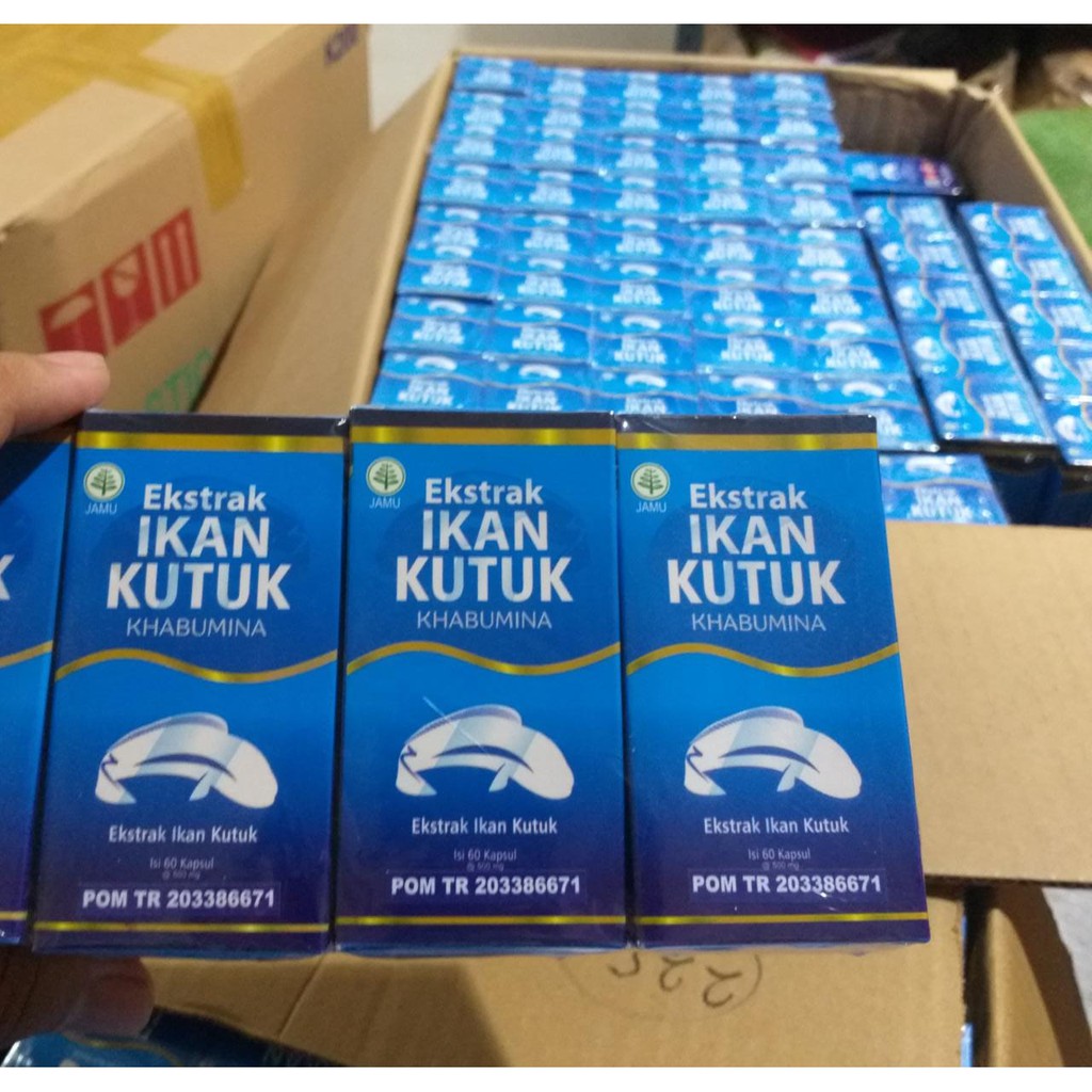 Jual KAPSUL KUTUK - Exstrak ikan kutuk Khabumina 60 kapsul | Shopee Indonesia