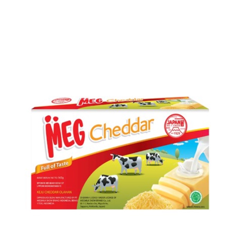 Jual MEG Cheddar Keju 165 gr | Shopee Indonesia