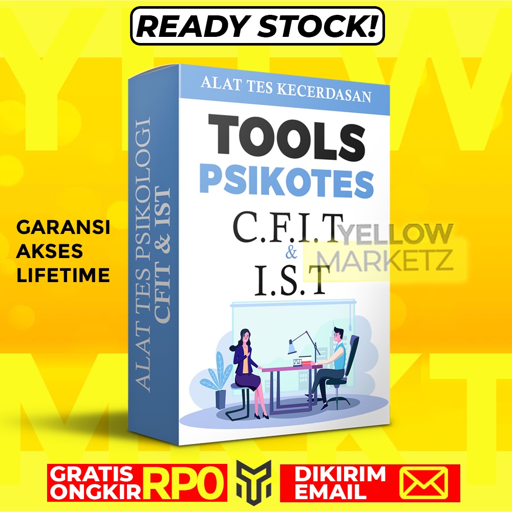 Jual TOOLS PSIKOTES - Alat Tes Psikologi CFIT & IST - Pengukur ...