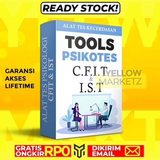 Jual TOOLS PSIKOTES - Alat Tes Psikologi CFIT & IST - Pengukur ...
