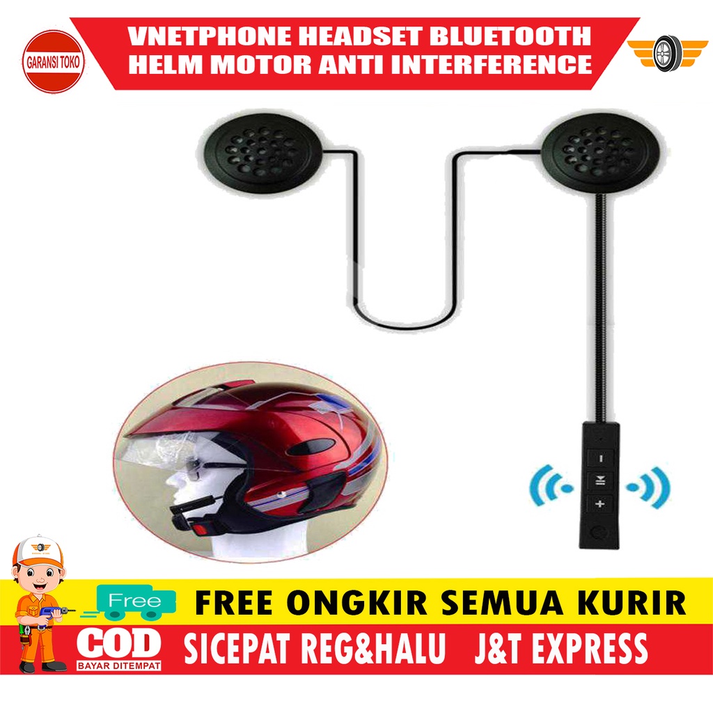 Jual Headset Helm Bluetooth Headset Bluetooth Helm Motor Full Face ...
