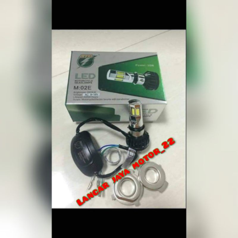 Jual Lampu utama led rtd 6 sisi universal/Led 2 sisi AC/DC | Shopee Indonesia