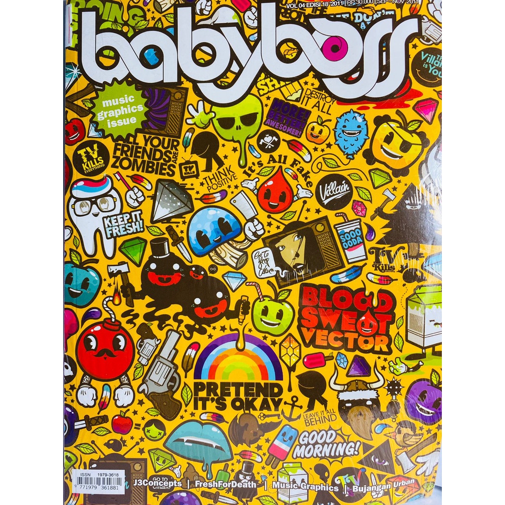 Jual BABYBOSS VOL 04 EDISI 18 SEP NOV 2011 MUSIC GRAPHICS ISSUE MAJALAH ORIGINAL ASLI BUKU ...