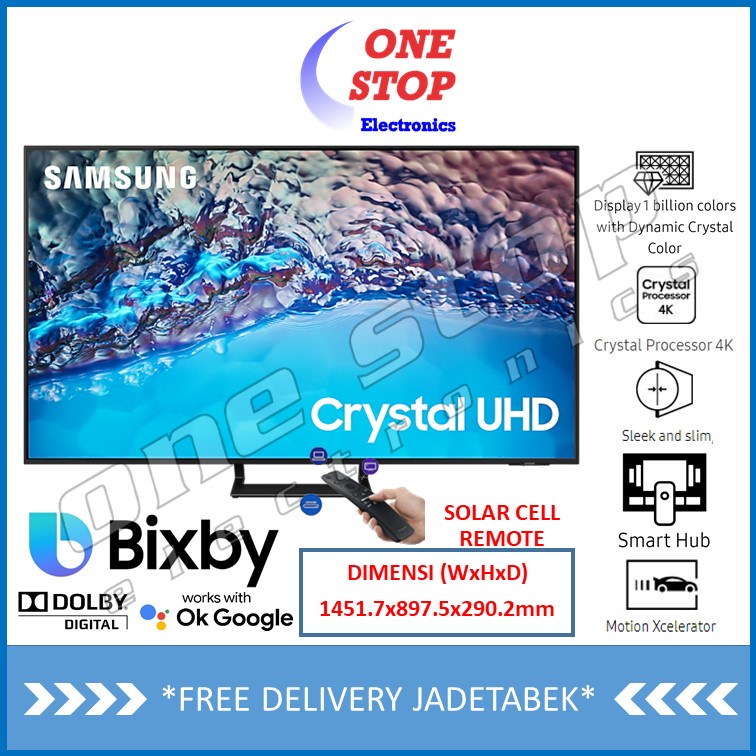 Jual SAMSUNG 65BU8500 CRYSTAL 4K UHD SMART TV 65 Inch UA65BU8500KXXD | Shopee Indonesia