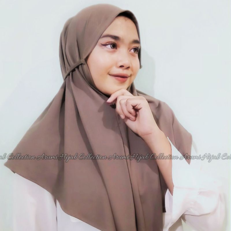 Jual Hijab Bergo Jersey Tali Instan Jersey Premium Jilbab Paling laris | Shopee Indonesia
