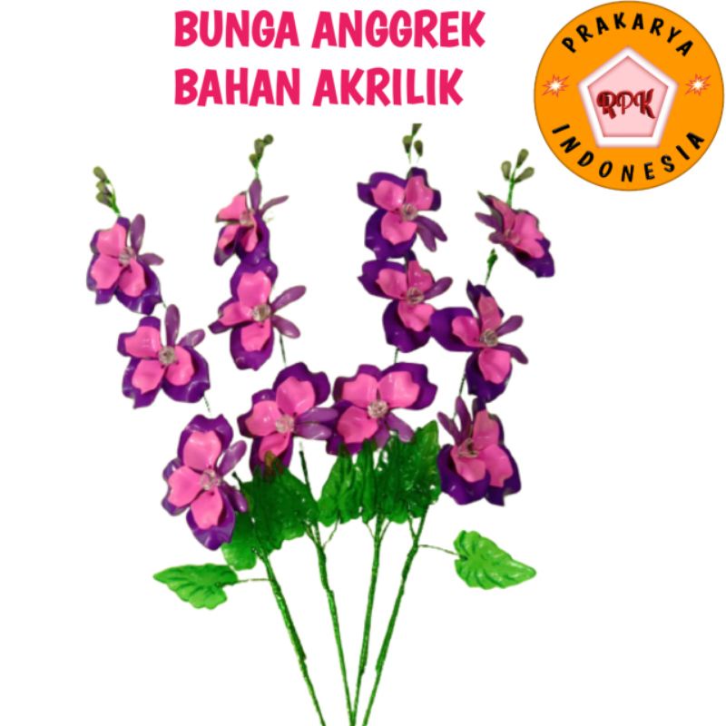 Jual Bunga Anggrek akrilik per tangkai | Shopee Indonesia