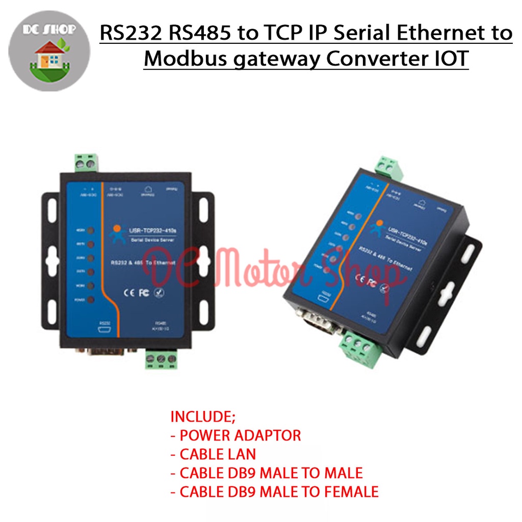 Jual Rs232 Rs485 To Tcp Ip Serial Ethernet To Modbus Gateway Converter