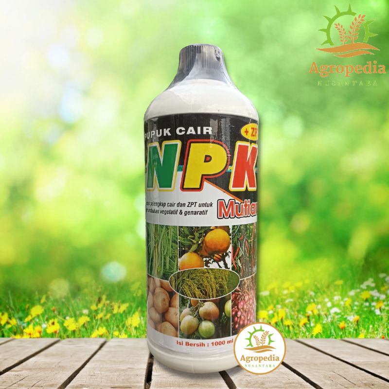 Jual Pupuk Cair Lengkap NPK Mutiara + ZPT 1 Liter | Shopee Indonesia