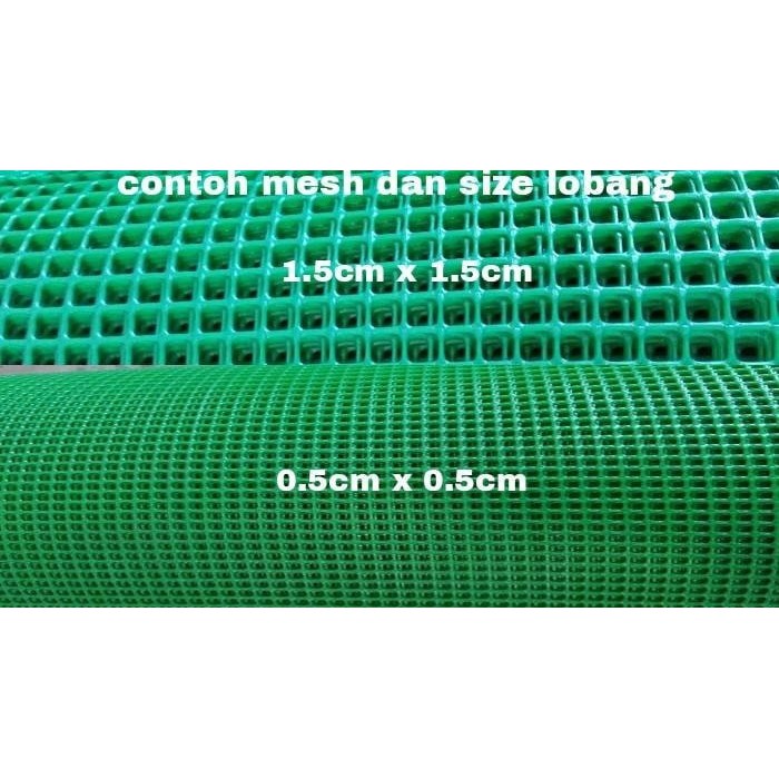 Jual Kawat Mesh grill full plastik warna hijau | Shopee Indonesia