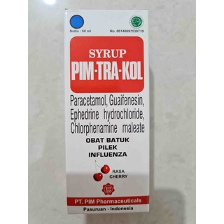 Jual PIMTRAKOL OBAT BATUK PILEK ANAK RASA CHERRY 60ML / Pim-Tra-Kol ...
