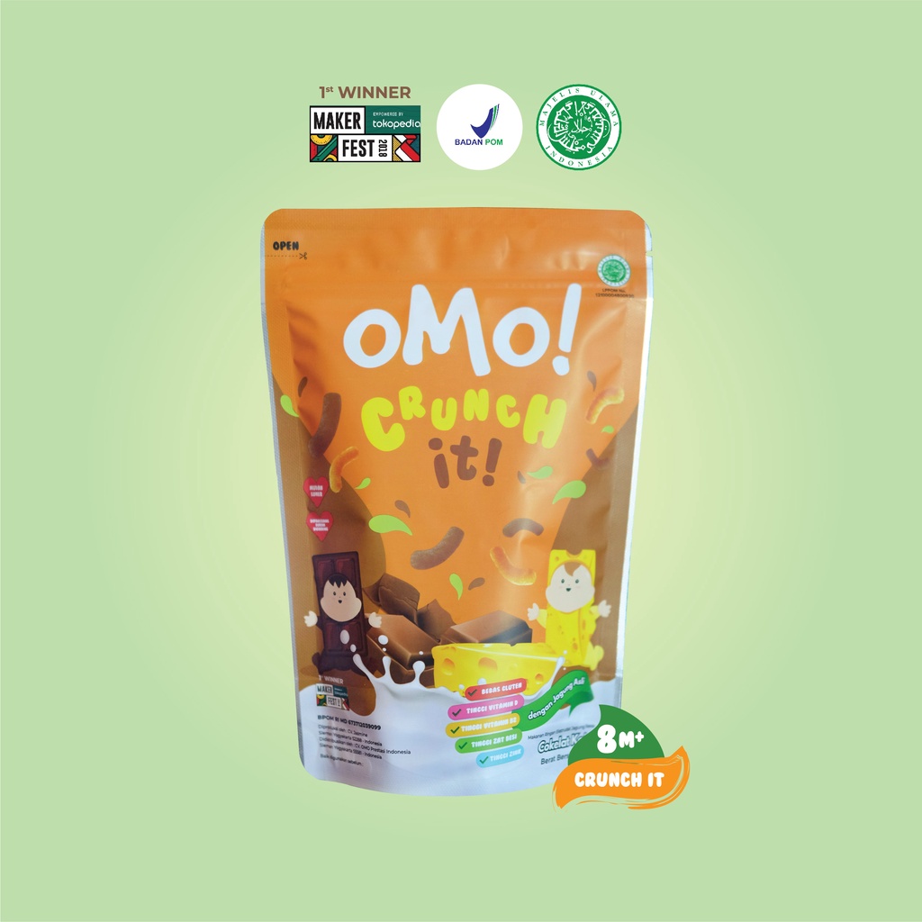 OMO Crunch IT -Choco Cheese- snack bayi healthy snack | pgmall