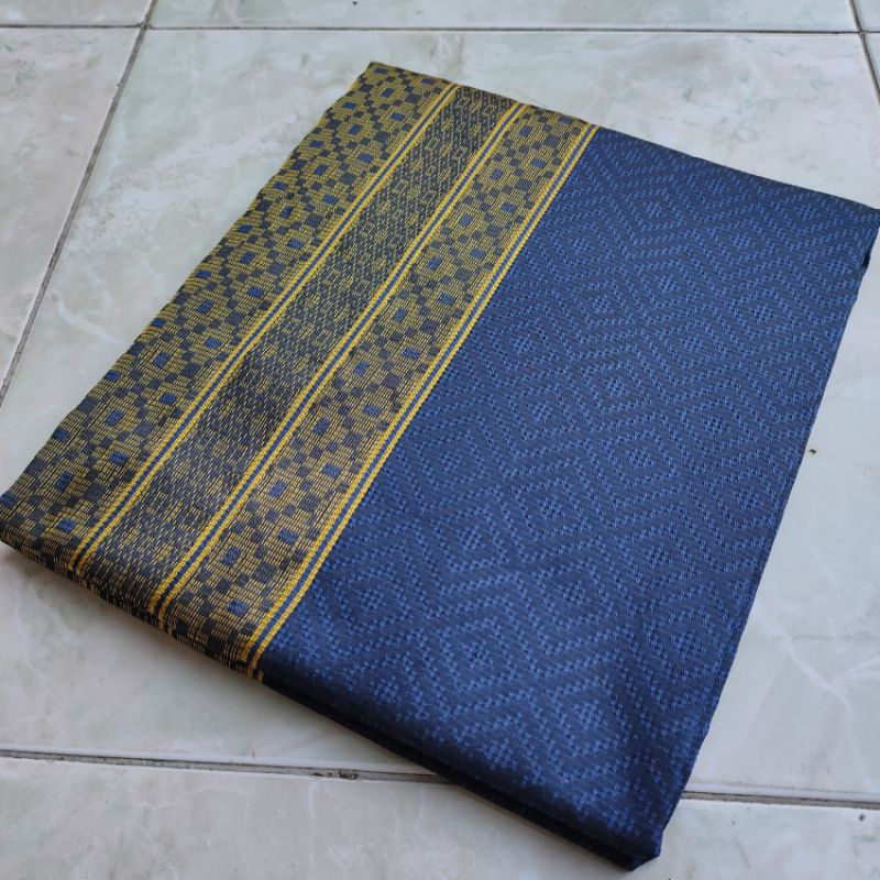 Jual Songket Baroon Biru Navy | Tenun Songket Navy | Kain Songket Baron ...