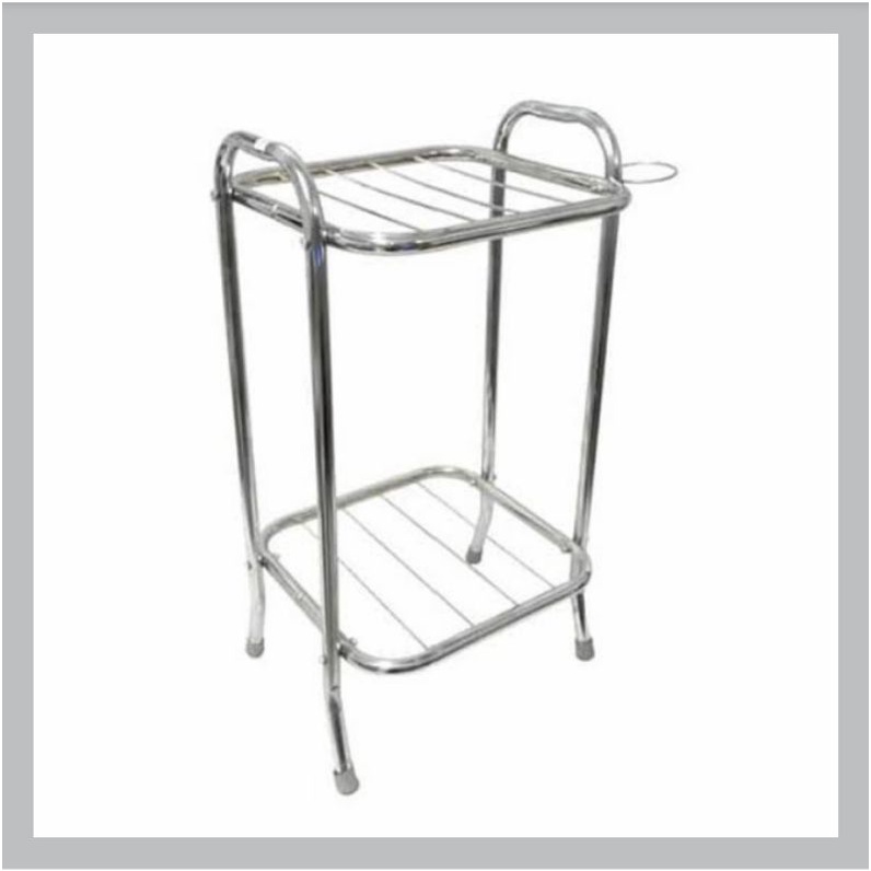 Jual MEJA RAK DISPENSER GUCI SUSUN 2 STAINLESS STEEL/KAKI DISPENSER ...