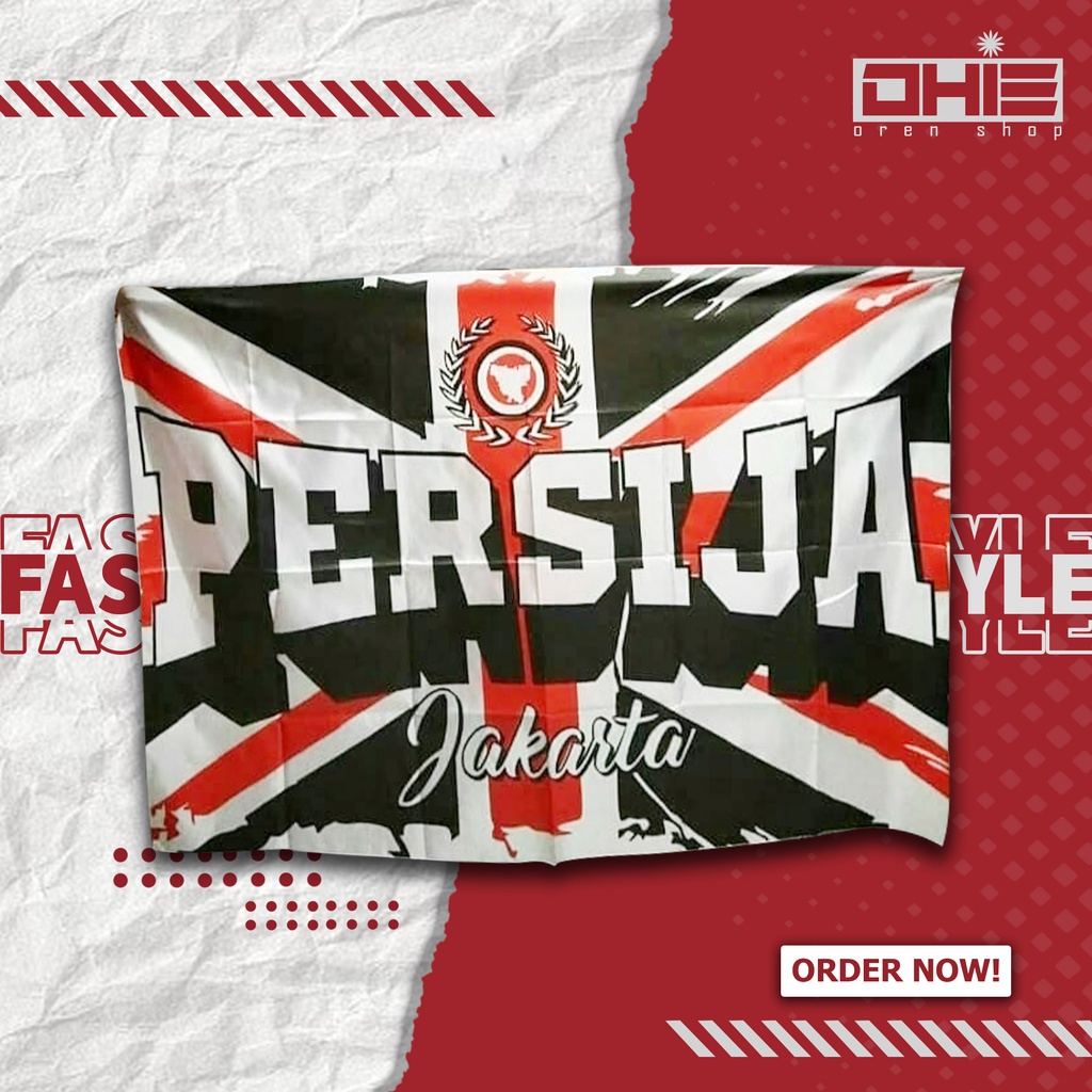 Jual BENDERA PERSIJA 100 CM X 150 CM | Shopee Indonesia