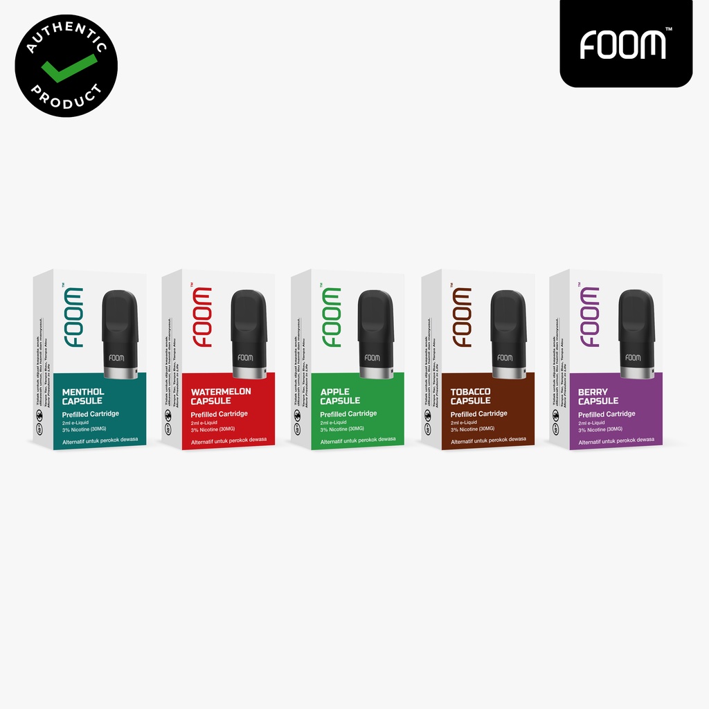 Jual PREFILLED CARTRIDGE FOOM X | Shopee Indonesia