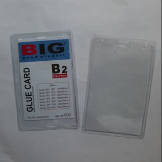 Jual ID CARD bening B2 plastik mika co card name tag holder | Shopee Indonesia