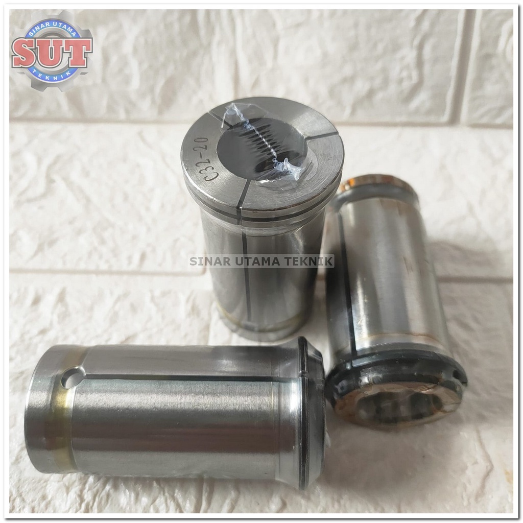 Jual Collet C32 SC32 Arbor Mesin Milling Cnc Collet Lurus C32 | Shopee ...