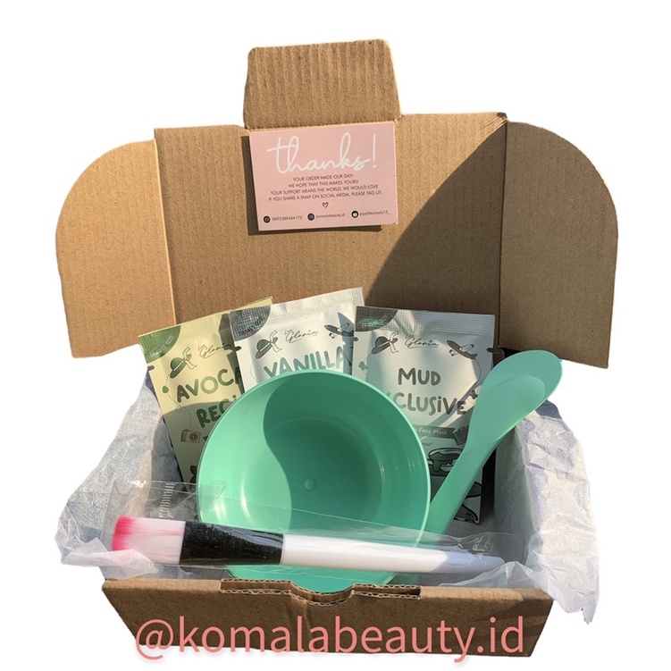 Jual paket masker wajah leagloria, yeppu-yeppu, luxbee, fleo, lulur ...