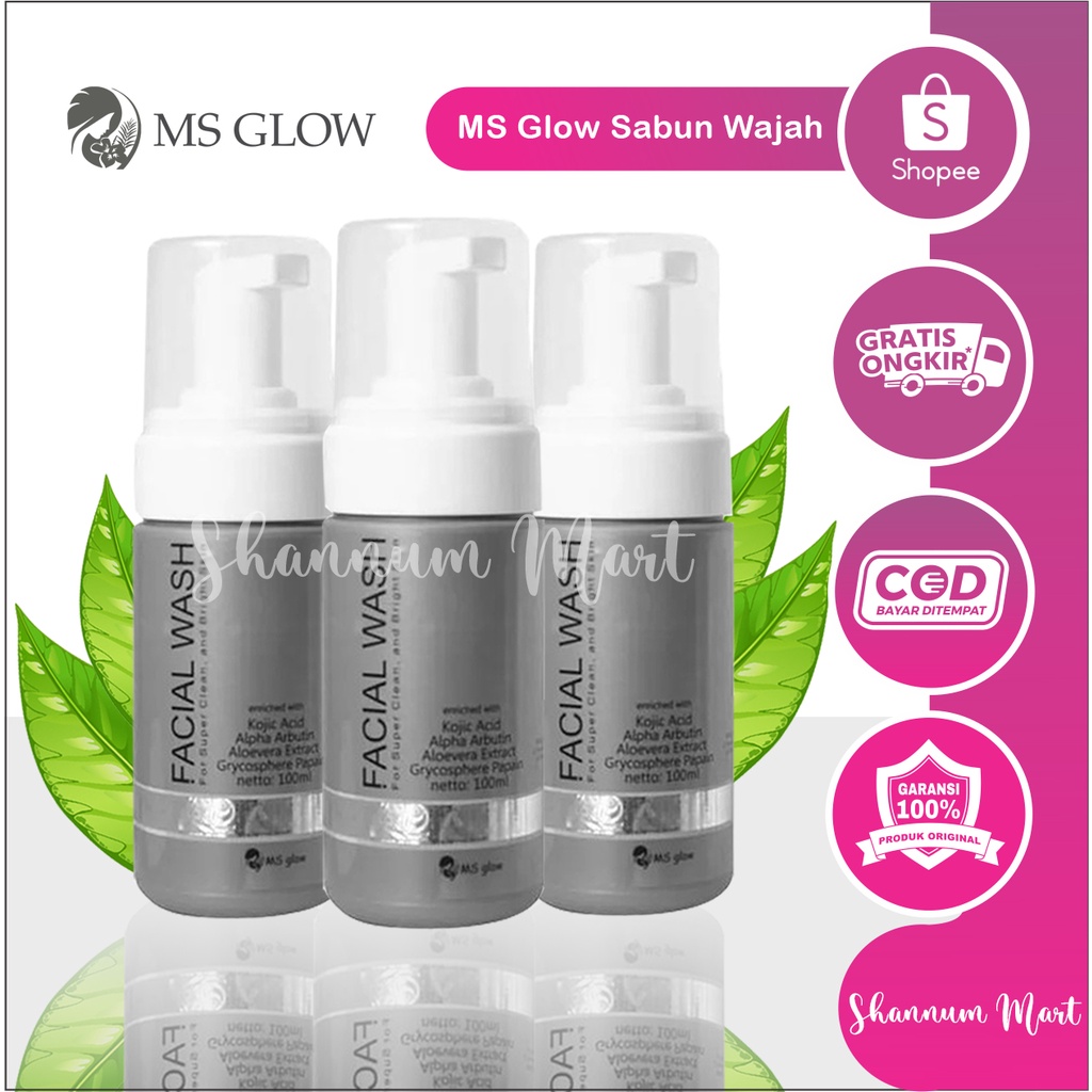 Jual MS Glow Sabun Wajah - Facial Wash MS Glow Original 100 ml / MS ... Jual MS Glow Sabun Wajah - Facial Wash MS Glow Original 100 ml / MS ...