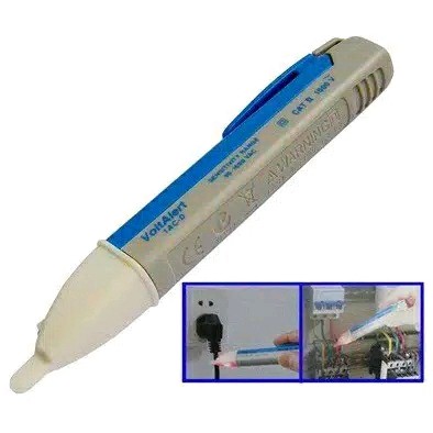 Jual Tespen Contactless Pen AC Voltage Detector 90-1000V Voltalert Non ...