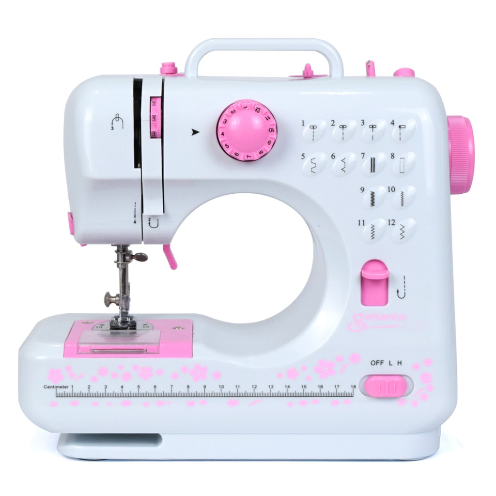 Jual Mesin Jahit Portable Mini FHSM 505 / 505 (12 Pola Jahitan ...