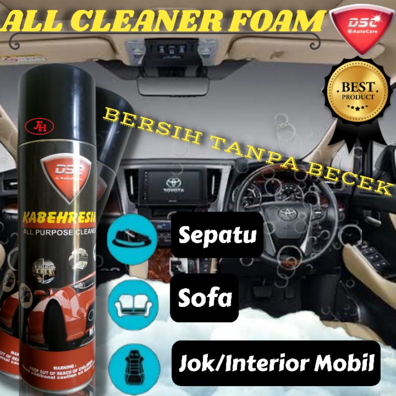 Jual All Clear Purpose Foam Cleaner Busa Pembersih Serbaguna Multifungsi Untuk Interior Mobil ...