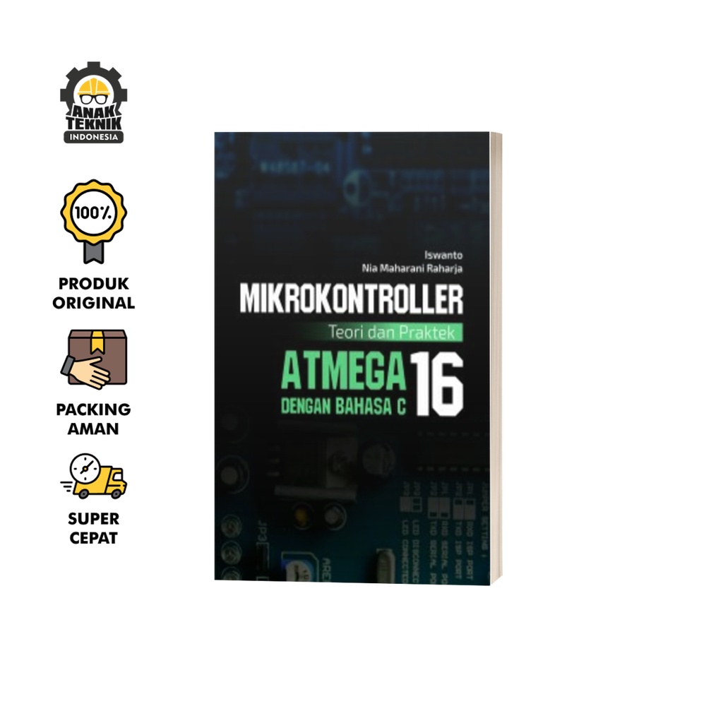 Jual Buku Mikrokontroller: Teori Dan Praktik Atmega 16 Dengan Bahasa C ...