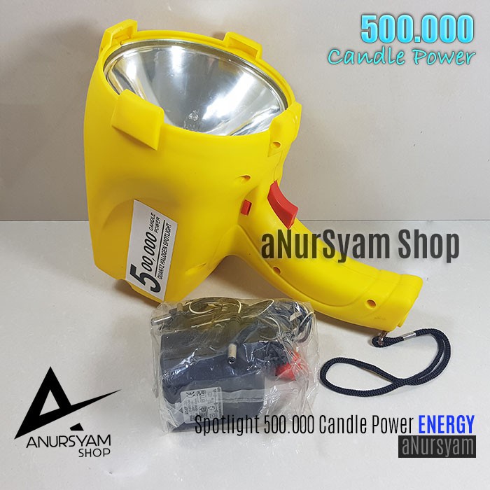 Jual SPOTLIGHT ENERGY 500.000 Candle Power Tanpa Aki / Senter Halogen Spotlight Indonesia|Shopee ...