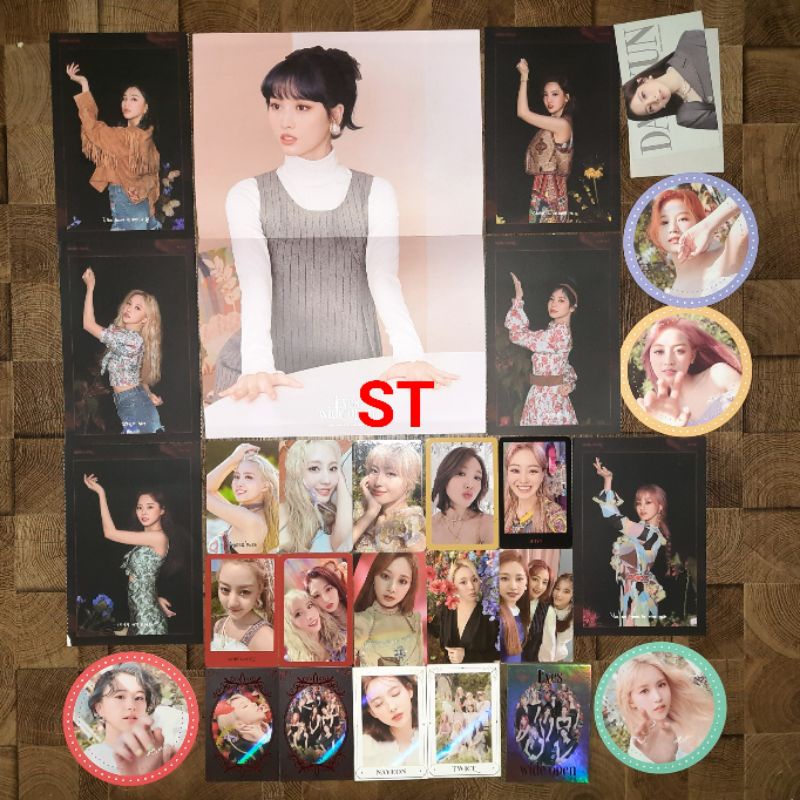 Jual Twice Photocard Poster Postcard Coaster Eyes Wide Open More & More Sana Mina Jihyo Dahyun ...