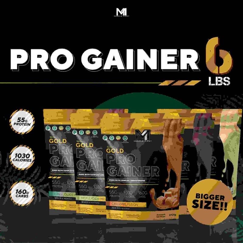 Jual MUSCLE FIRST PRO GAINER 6LBS SERIES GOLD (Free Shaker Selama ...