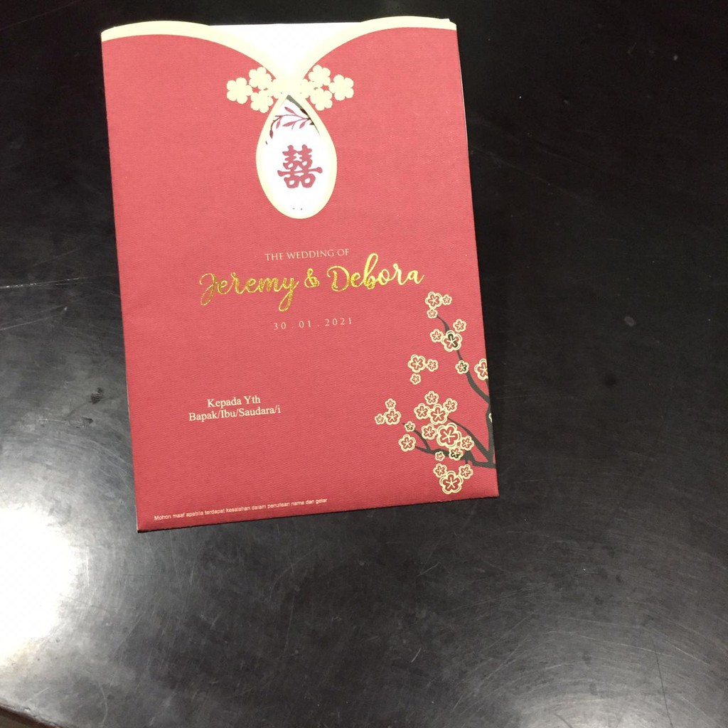 Jual Undangan hard cover mandarin Indonesia|Shopee Indonesia