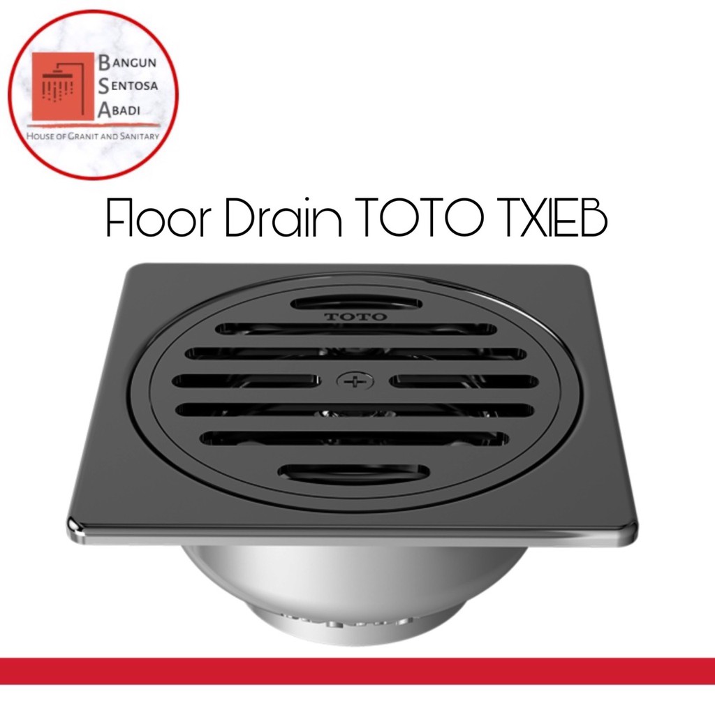 Jual FLOOR DRAIN TOTO TX1EB /SARINGAN GOT TOTO ORIGINAL ANTI BAU & SERANGGA | Shopee Indonesia