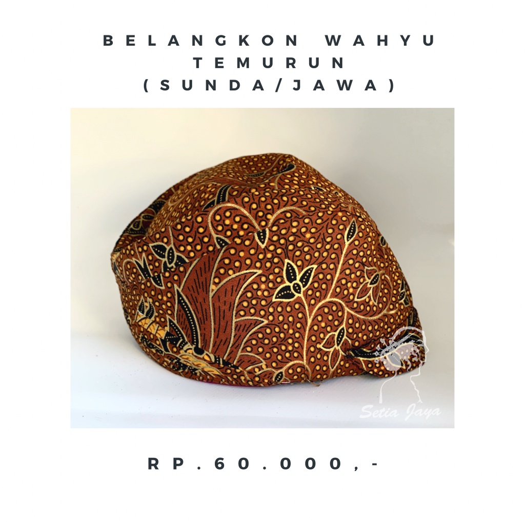 Jual Belangkon Jawa Sunda Wahyu Temurun/Belangkon Modang Dewasa/ Topi ...