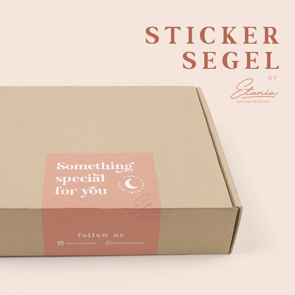 Sticker segel packaging sticker packing sticker box packaging sticker ...