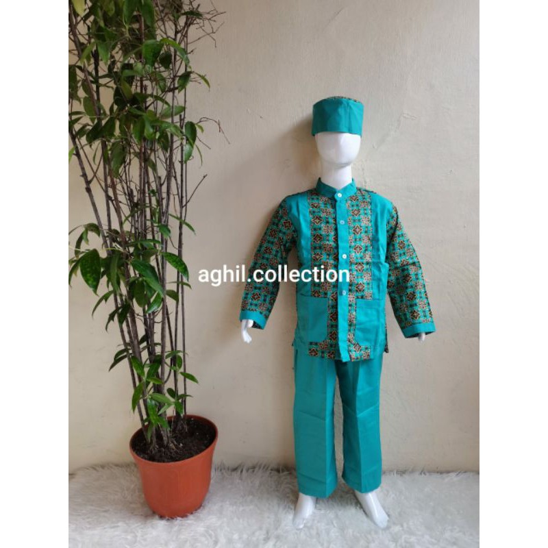Jual SERAGAM TK/PAUD MUSLIM BATIK BAJU TK/PAUD MUSLIM BATIK TOSCA ...