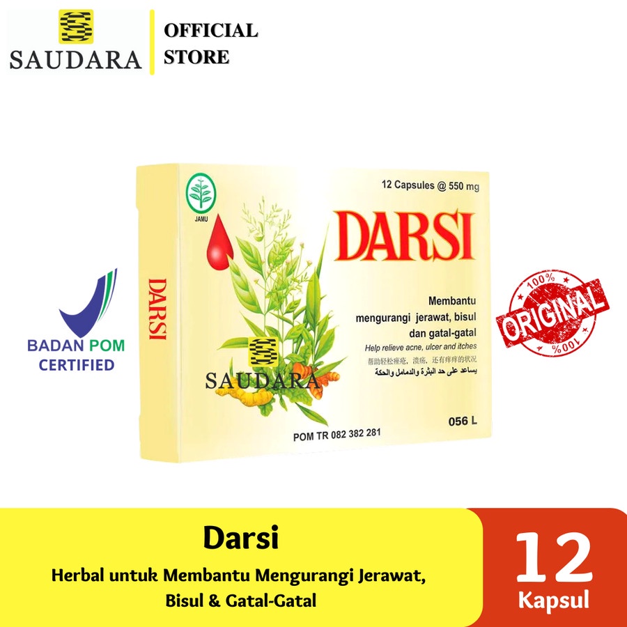 Jual Darsi Pill (100 Kapsul), Darsi Kaspul (12 Kapsul) | Shopee Indonesia