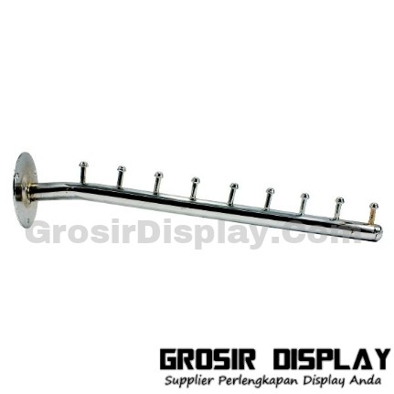 Jual Gantungan Baju Suling 9 Sekat Lurus Tebal Tempel Tembok Stainless ...