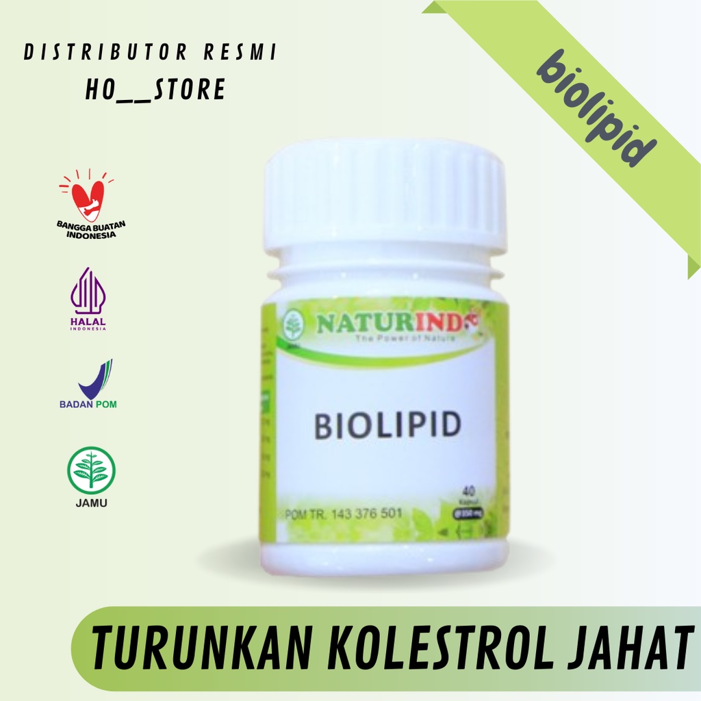 Jual BIOLIPID - KAPSUL - GOKOLES - OBAT KOLESTROL - HERBAL - BPOM ...