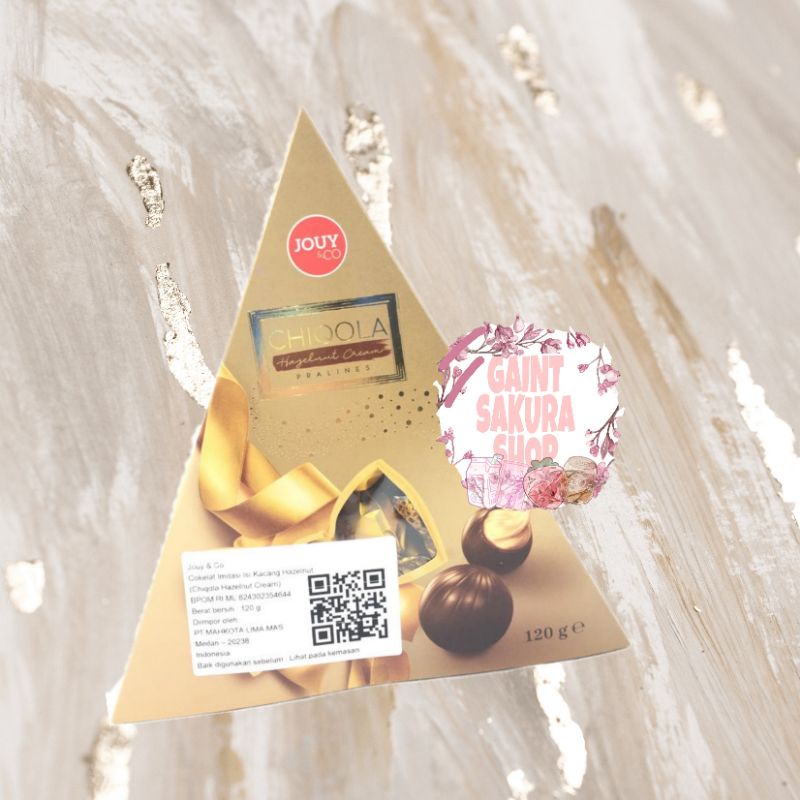 Jual Jouy & Co Chiqola Hazelnut Cream / coklat belanda / coklat impor ...