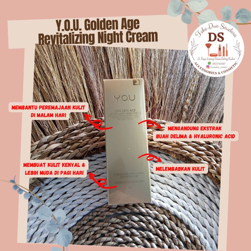 Jual YOU Golden Age Revitalizing Night Cream 18g | Shopee Indonesia