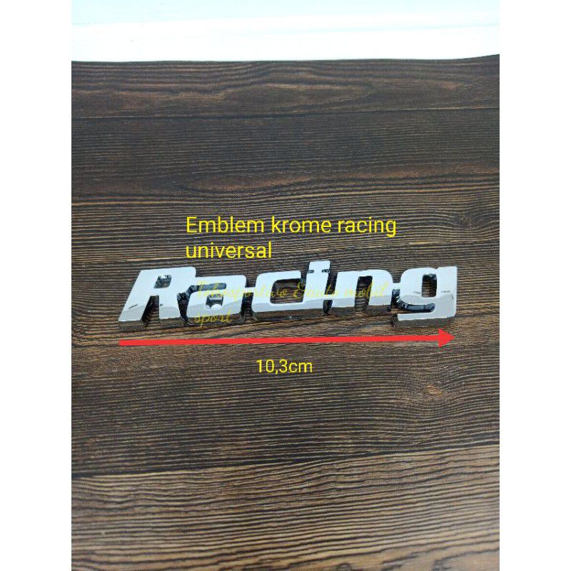 Jual Emblem logo stiker tulisan huruf Lambang racing krom semua mobil ...