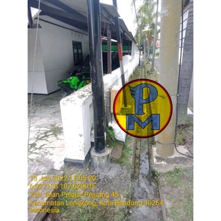 Jual Pemasangan Tiang Fiber Optic FO 7 Meter & 9 Meter Telkom Listrik ...