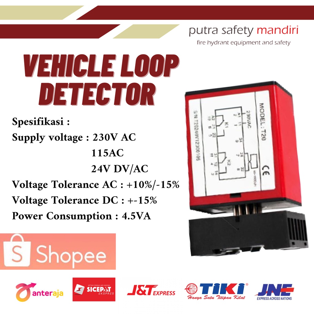 Jual VEHICLE LOOP DETECTOR ALAT SENSOR METAL KENDARAAN PELENGKAP ...