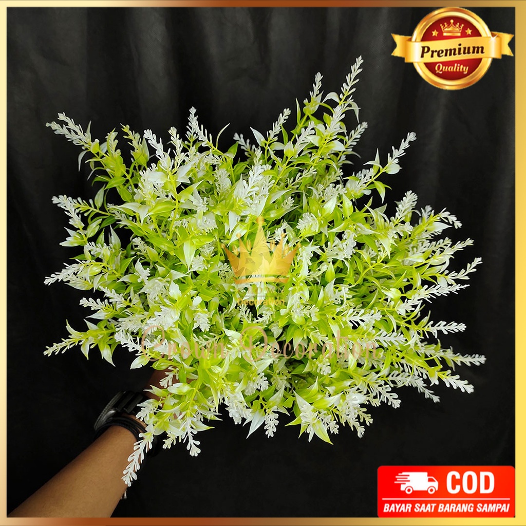 Jual Daun rumput Lavender ACC Semak Kilap Cabang 5 - Hiasan kamar ...