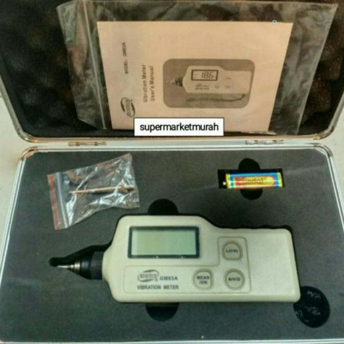 Jual Benetech GM63A vibration meter alat ukur vibrasi getaran GM 63A ...