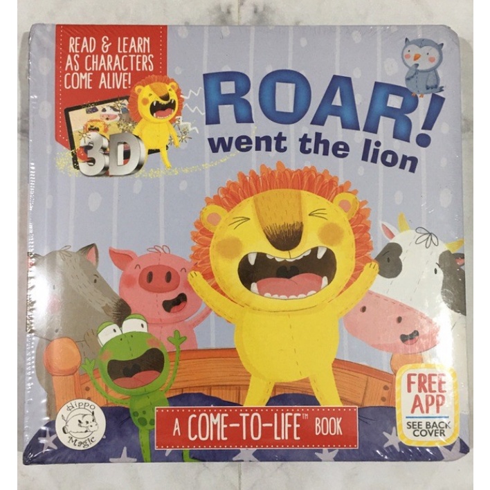Jual Buku dengan fitur augmented reality AR book Roar went the lion ...