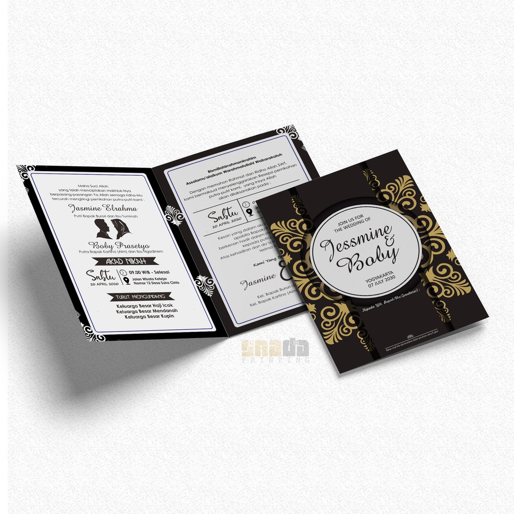 Jual UNDANGAN PERNIKAHAN MURAH VINTAGE KERTAS PREMIUM TEBAL | Shopee ...