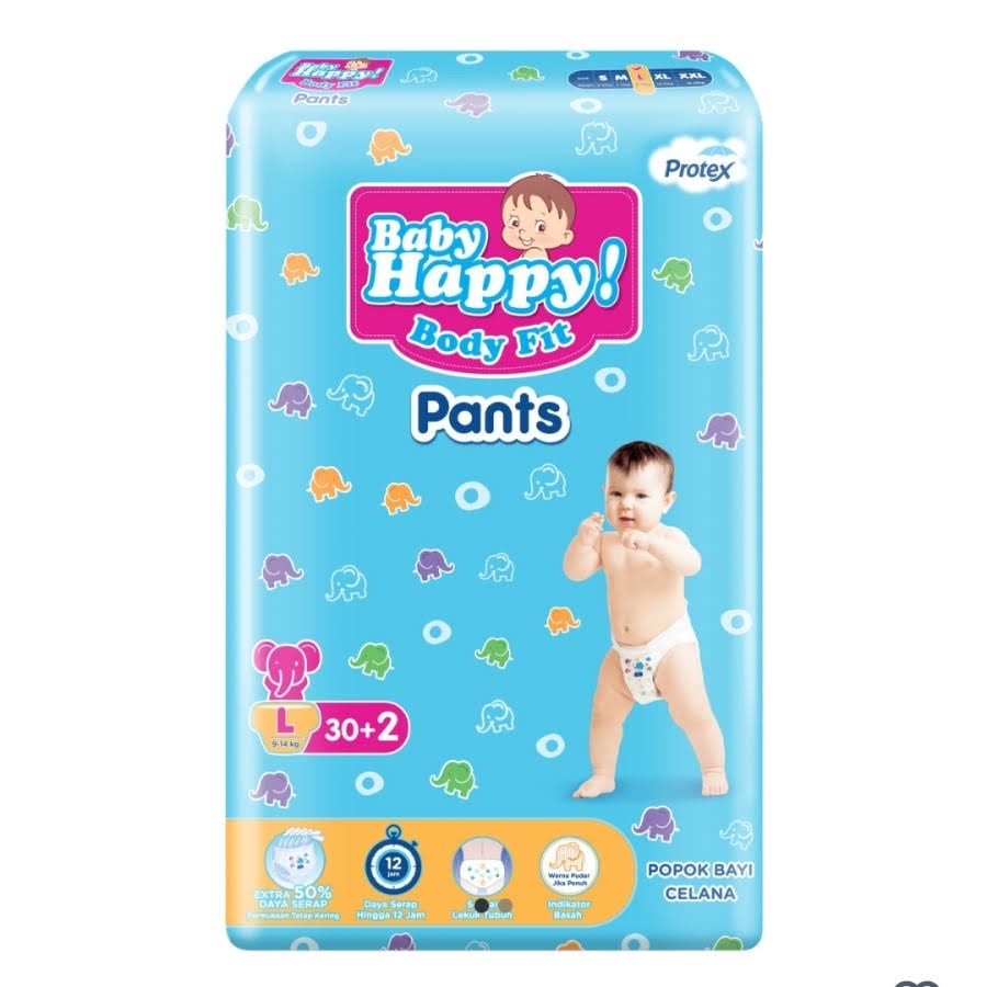 Jual BABY HAPPY DIAPERS PANTS SIZE S/M/L/XL/XXL | Shopee Indonesia